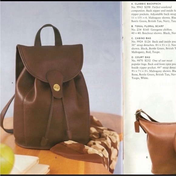 Coach | Bags | Vintage Coach Legacy Large Classic Backpack 9943 Rare ...